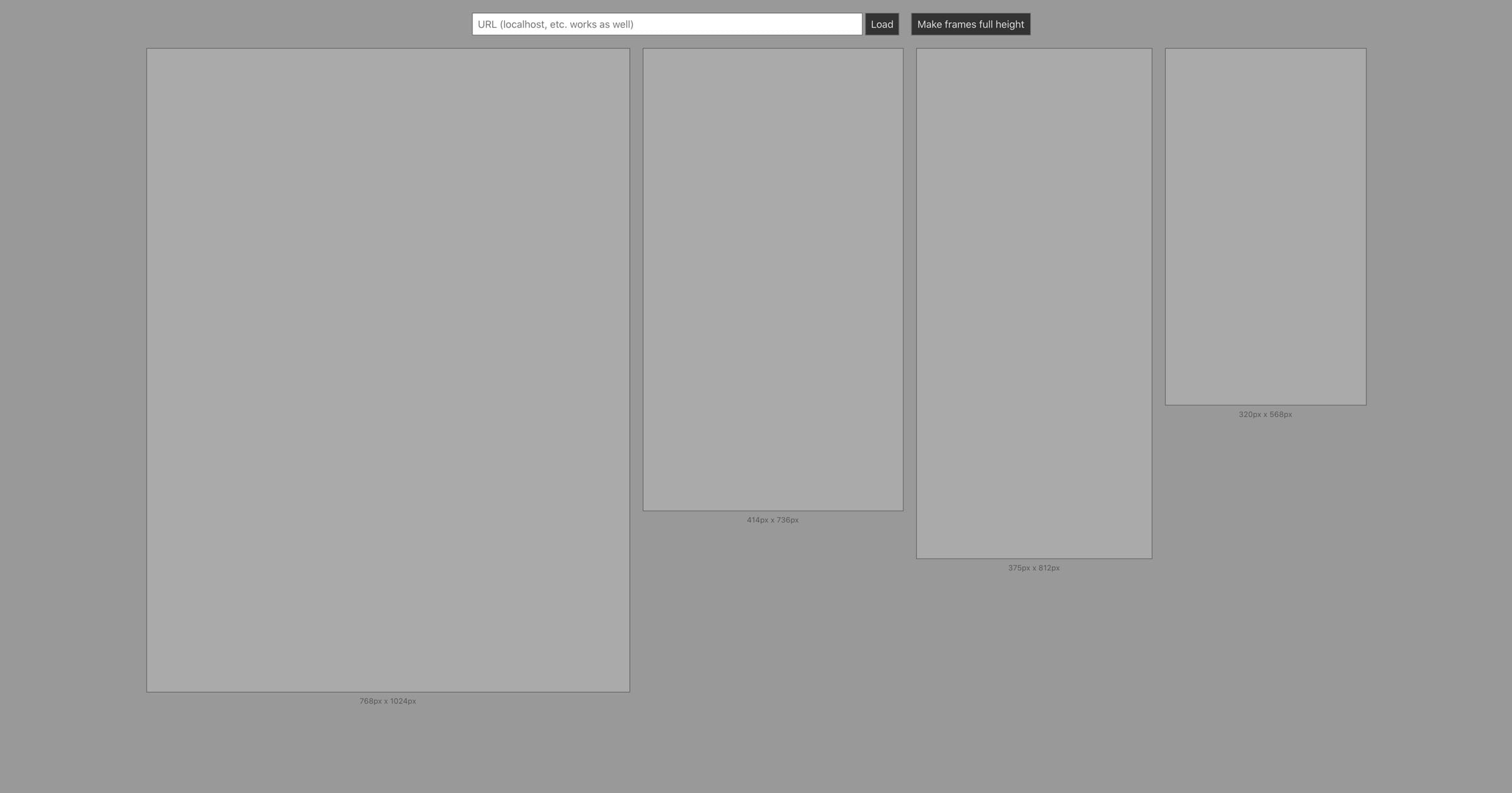 Web Frames & Viewports
